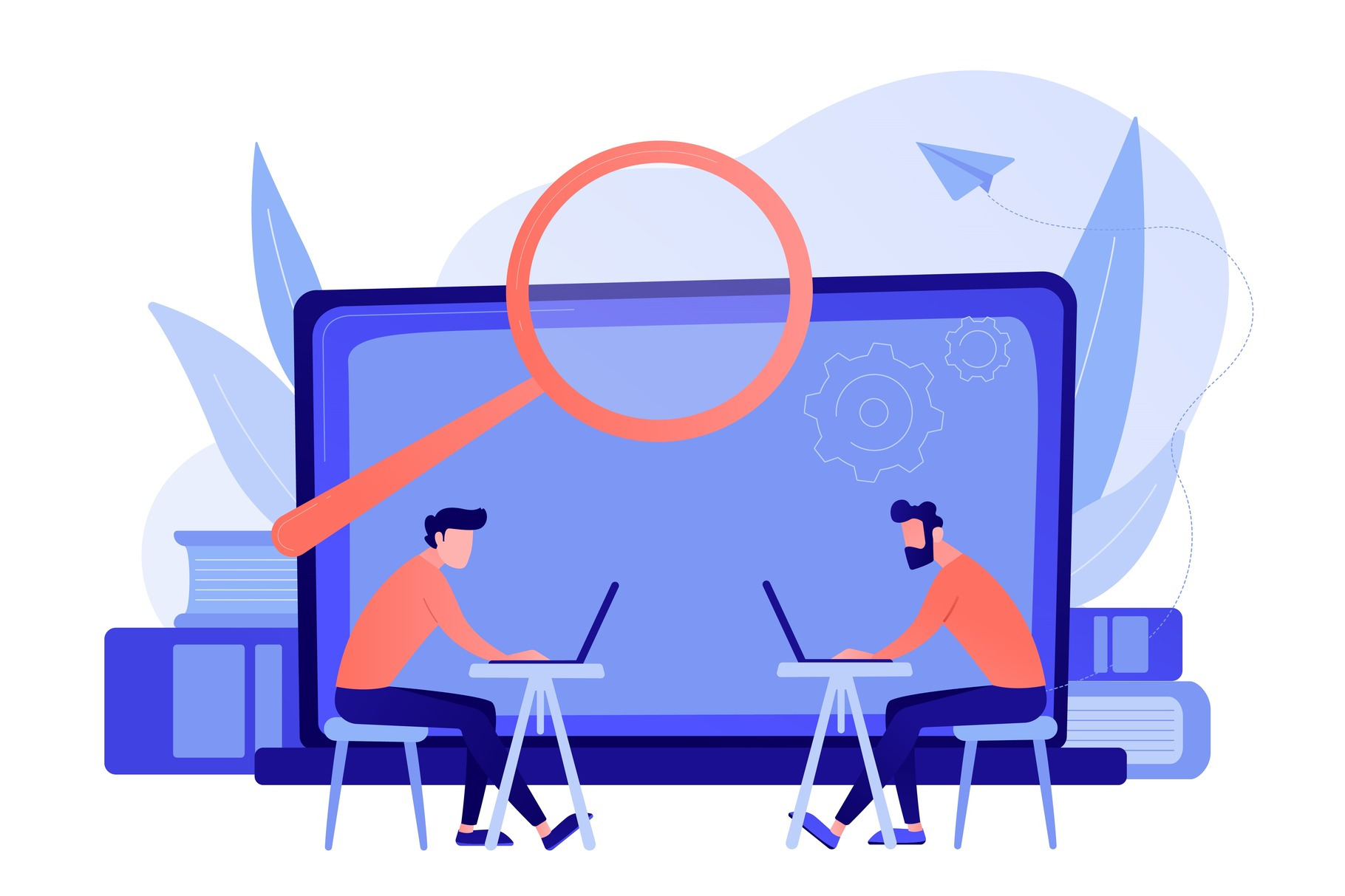 Computer Lab concept vector, an Education Illustration by Visual Generation