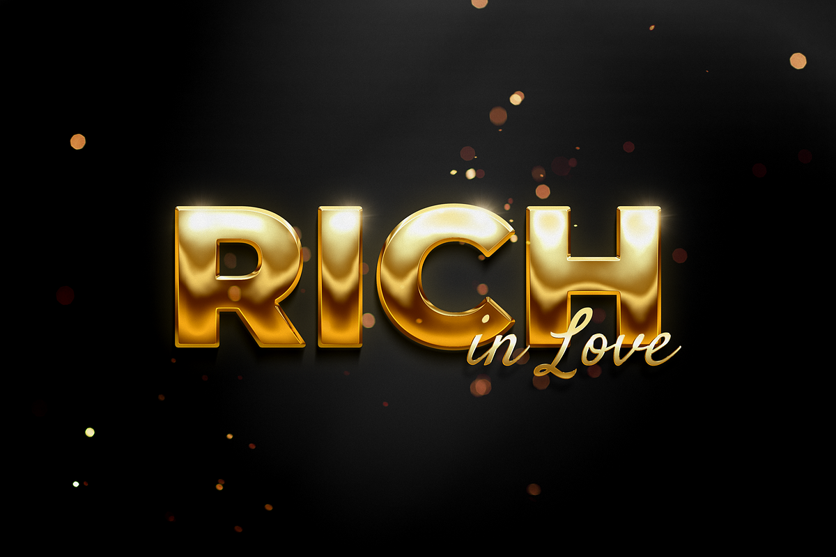 Pure Gold Text Effect Style Template