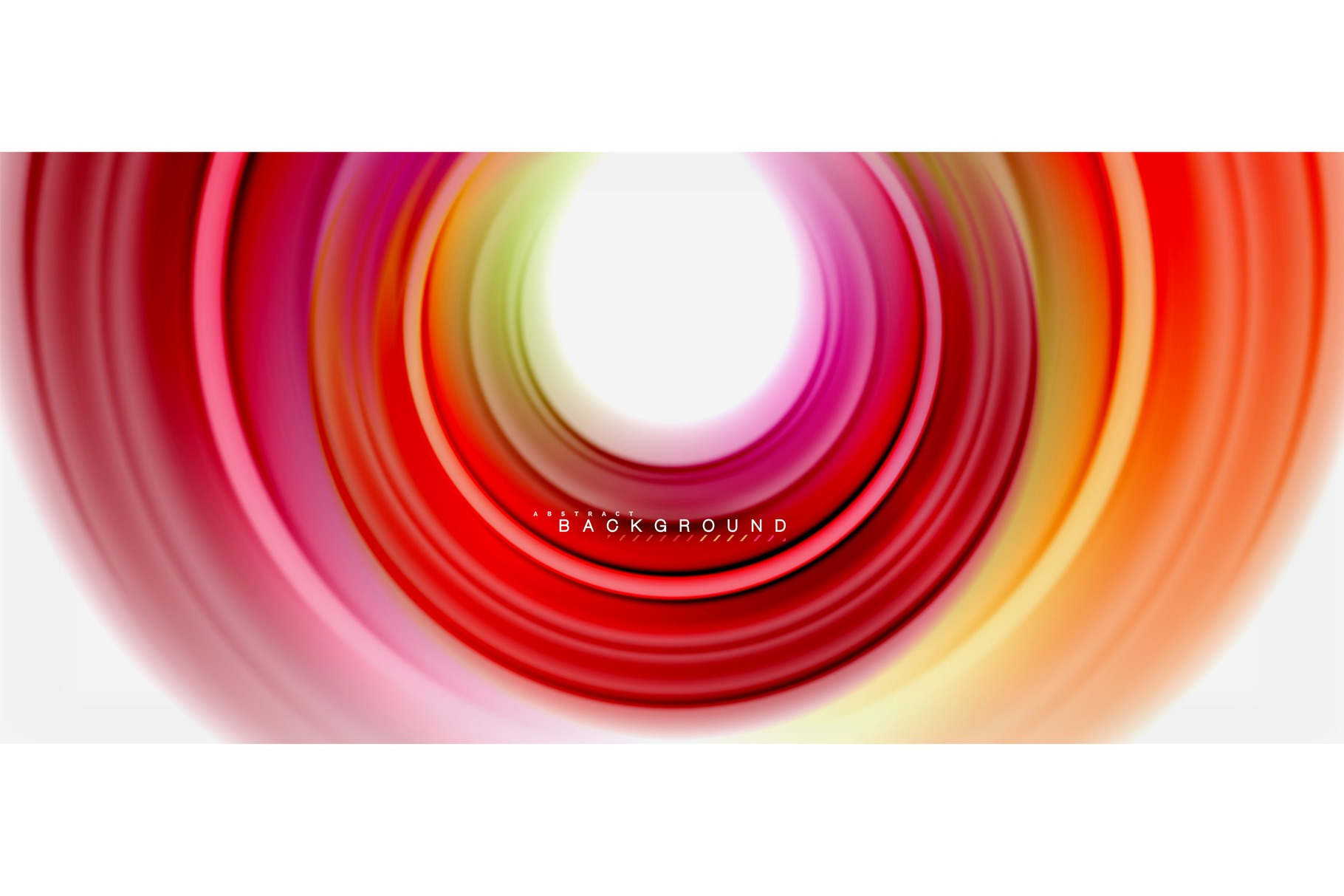 Rainbow fluid color line abstract, a Decorative Illustration by ...