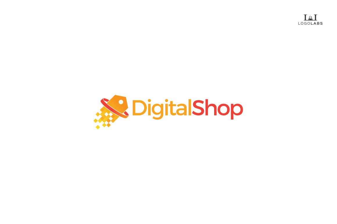 Digital Shop Logo, a Branding & Logo Template by LogoLabs