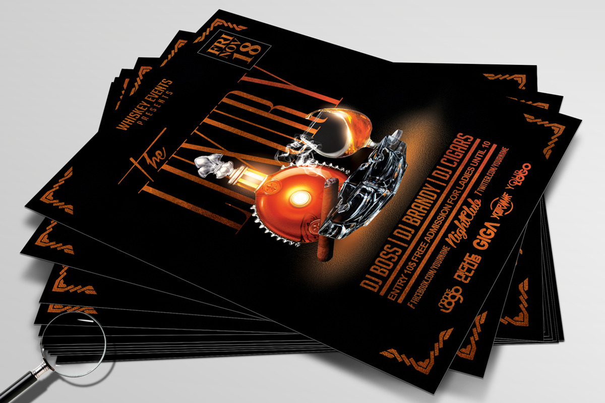 The Luxury | Chic Flyer Template, a Flyer Template by GIGA-TEMPLATE