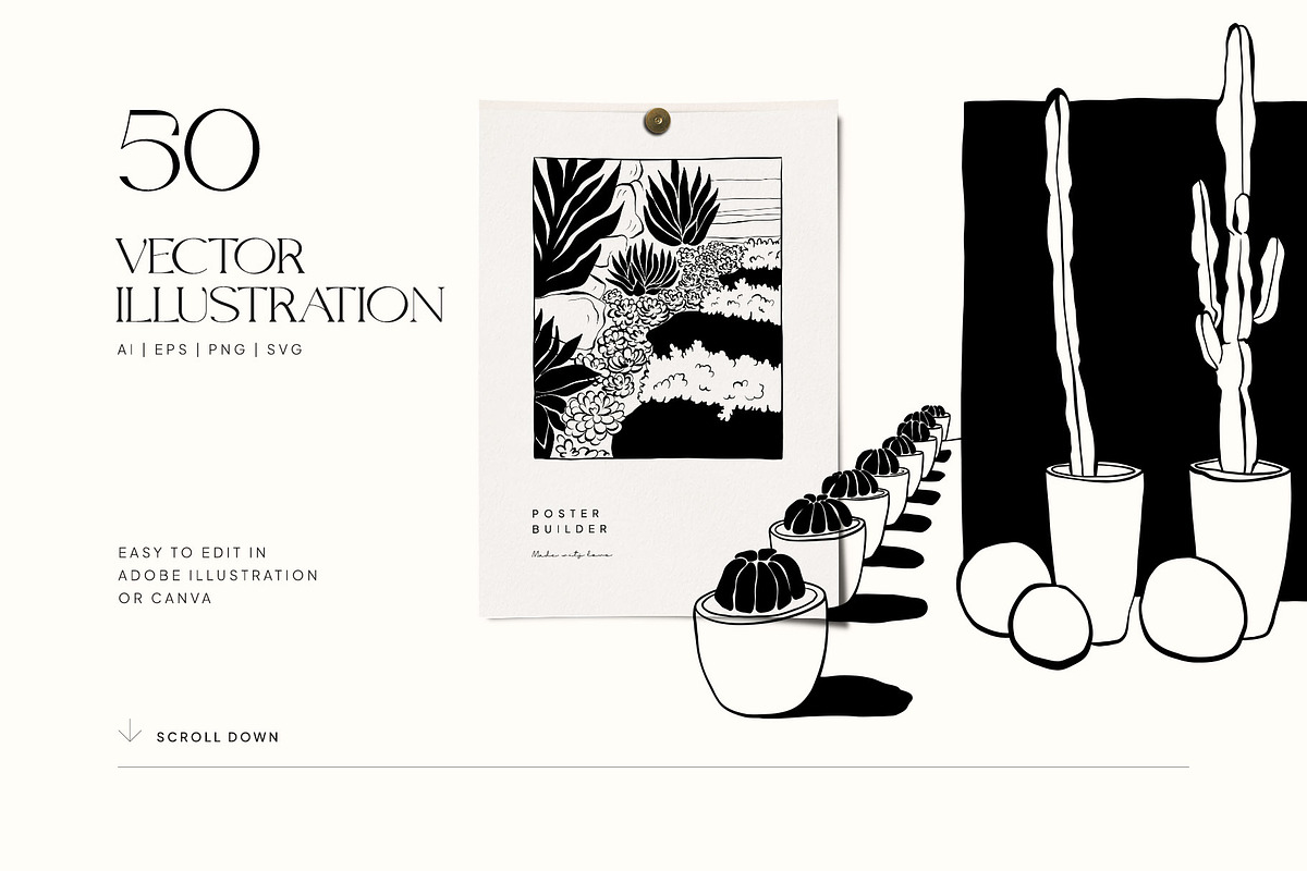 Landscape Poster Builder | Creative Market