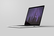 Laptop Left Side View Mockup | Creative Market