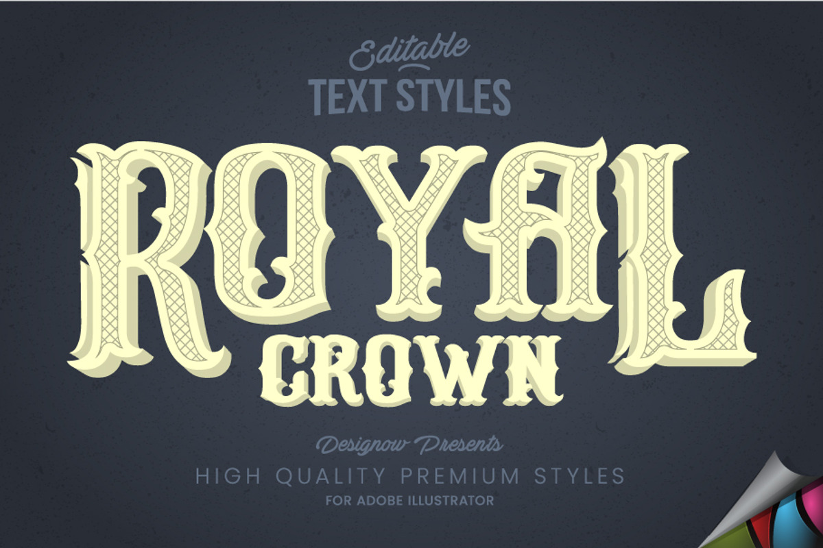 Retro and Vintage Text Sytles, a Layer Style Add-On by Designow Group