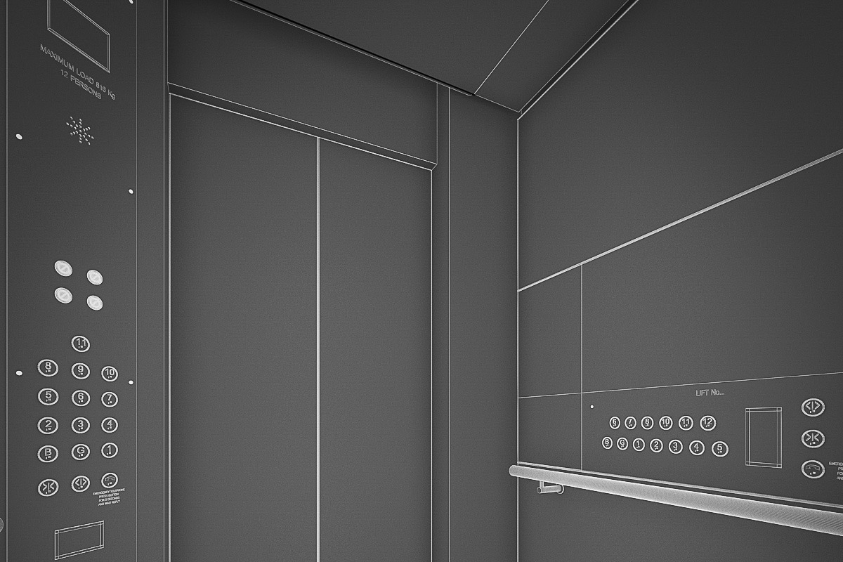 OTIS Elevators Collection Pack, an Architecture 3D Model by 3DNUTS