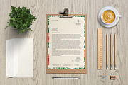 A4 One Page Mockup, a Mockup by Textures & Backgrounds