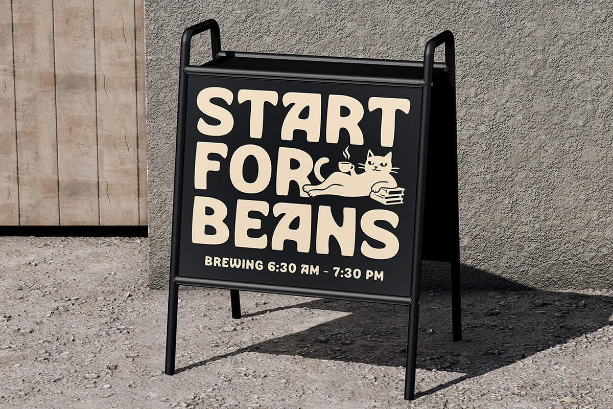 Bukbon - Bold Display Font, a Sans Serif Font by Prioritype Co