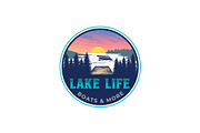 lake adventure logo design | Creative Market