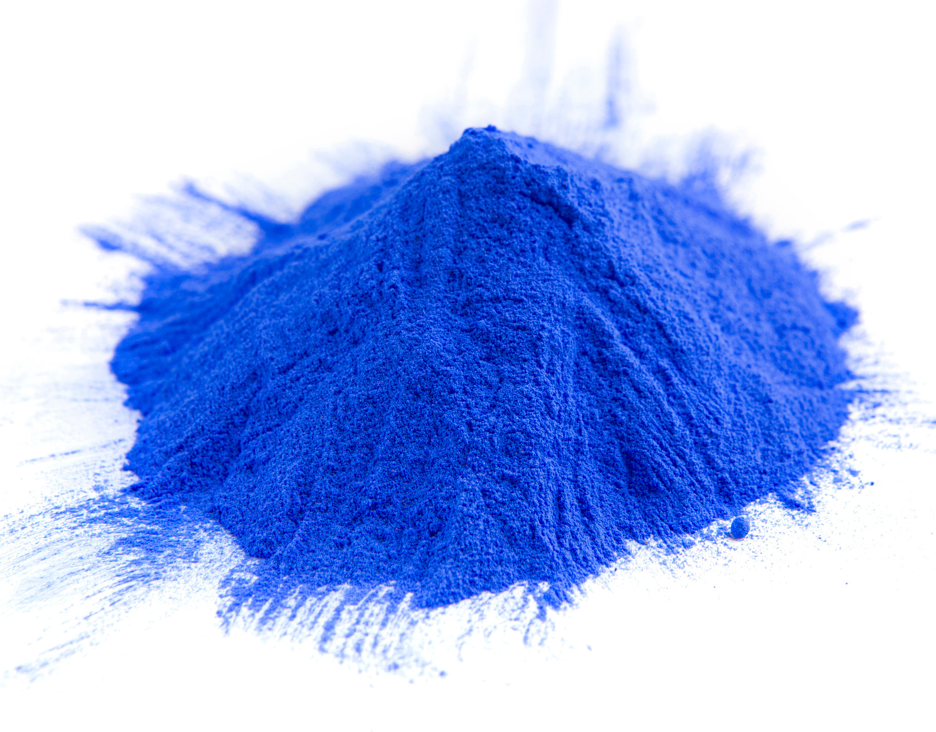 Blue heap powder food coloring for H, a Background Photo by Prostock-Studio