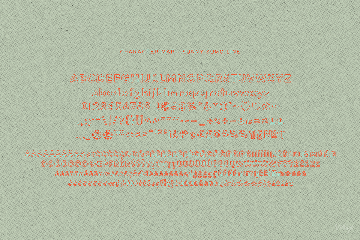 Sunny Sumo — A Layering Sans Serif, a Sans Serif Font by Mix Fonts
