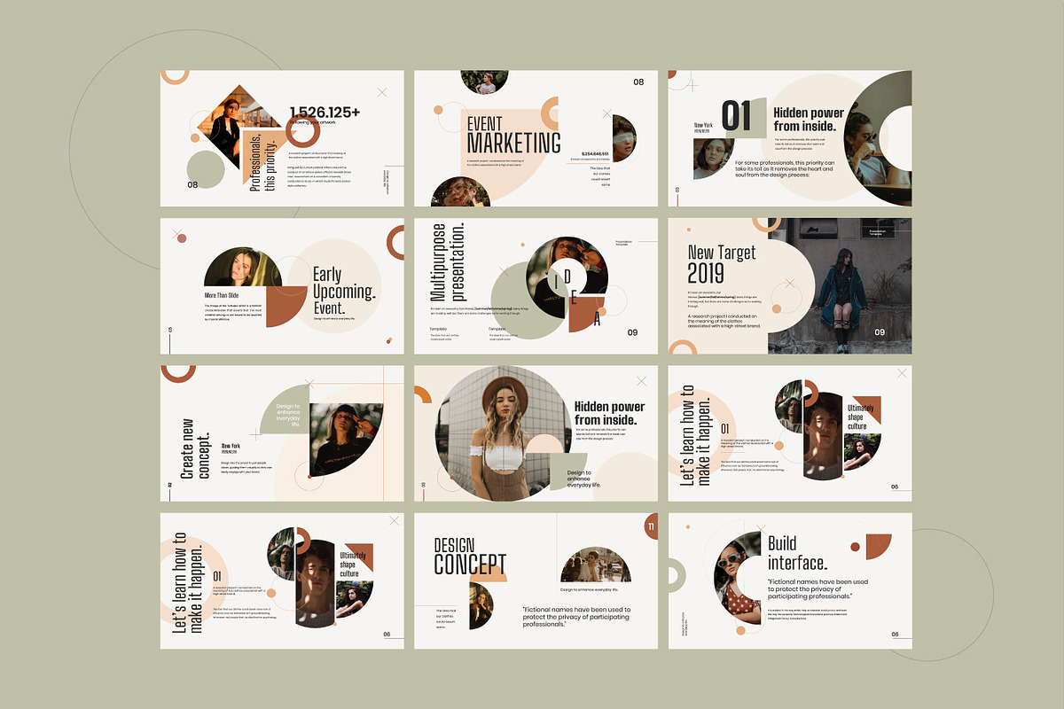 BORN - Ink Powerpoint Template, a Presentation Template by Dirtytemp Studio