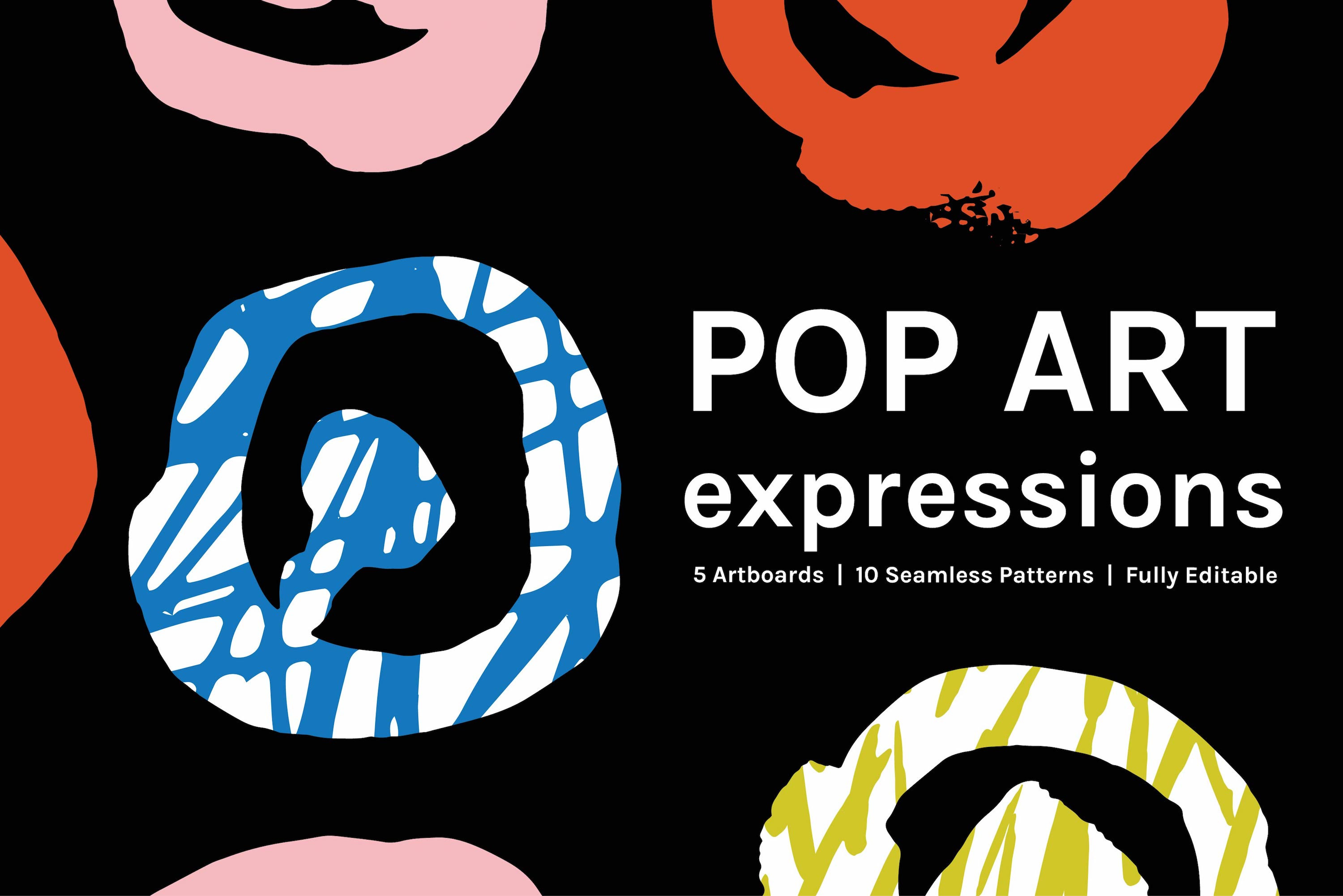 Pop Art Expressions | Patterns, a Pattern Graphic by The Collective Studio