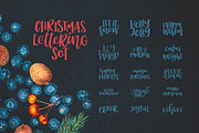 Christmas Themed Lettering Set, an Illustration by mky