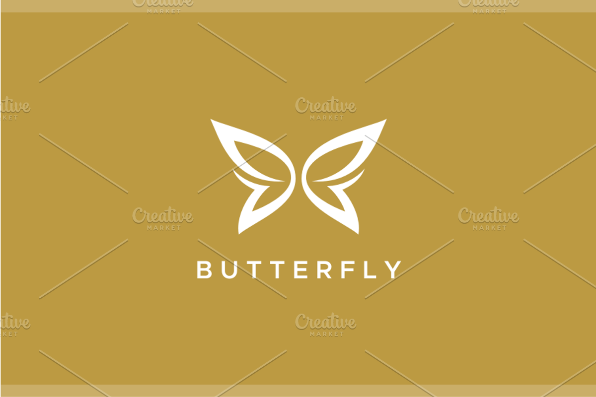 Butterfly Logo, a Branding & Logo Template by yopie | Creative Market