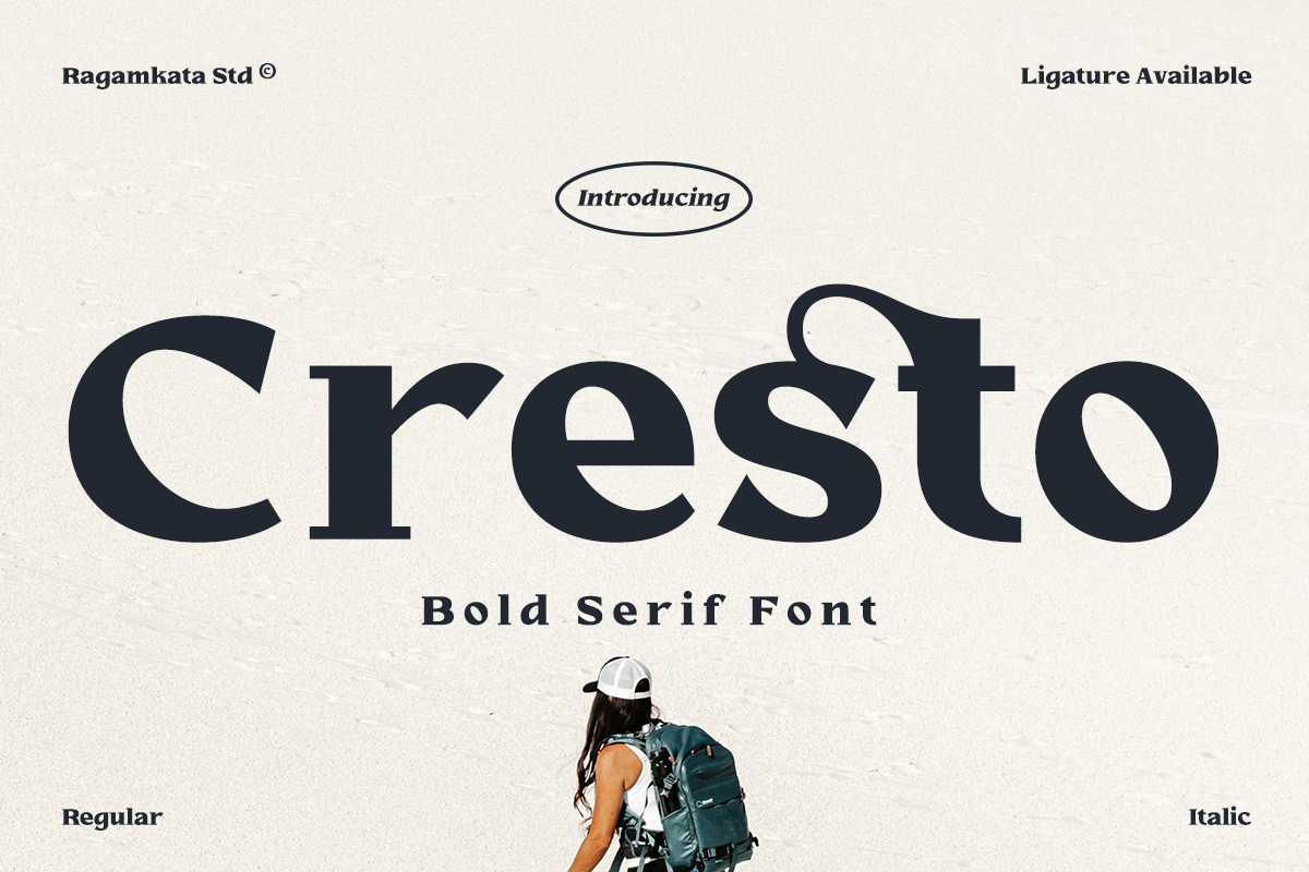 Cresto – Bold Serif Font