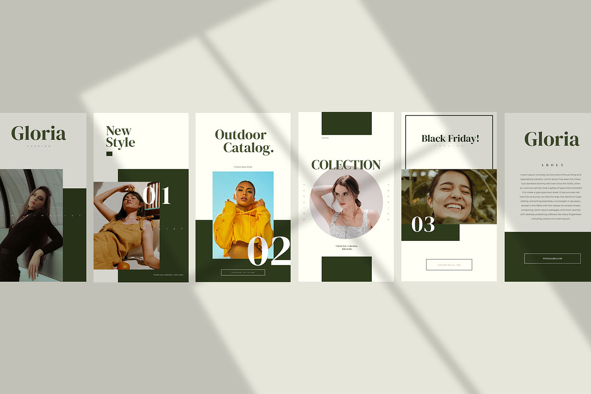 Gloria Instagram template stories, a Social Media Template by ...