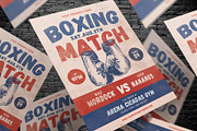 Boxing Match Flyer, a Flyer Template by lilyshop