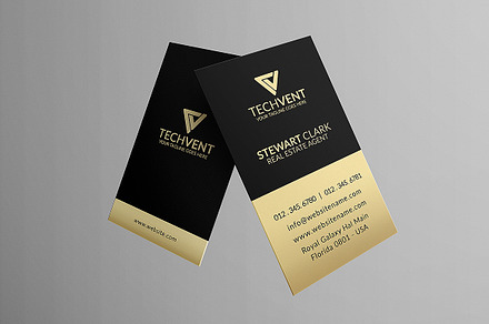 Gold Minimal Business Card | Business Card Templates ~ Creative Market