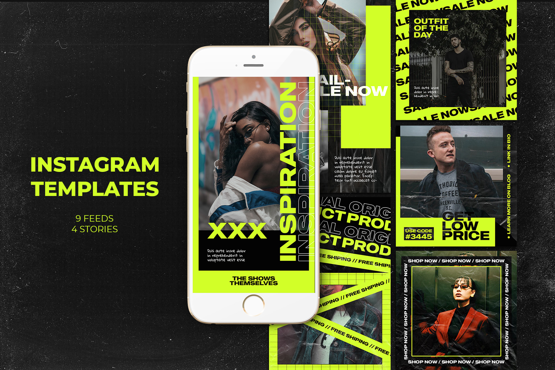 Fashion Instagram Templates, a Social Media Template by Azruca