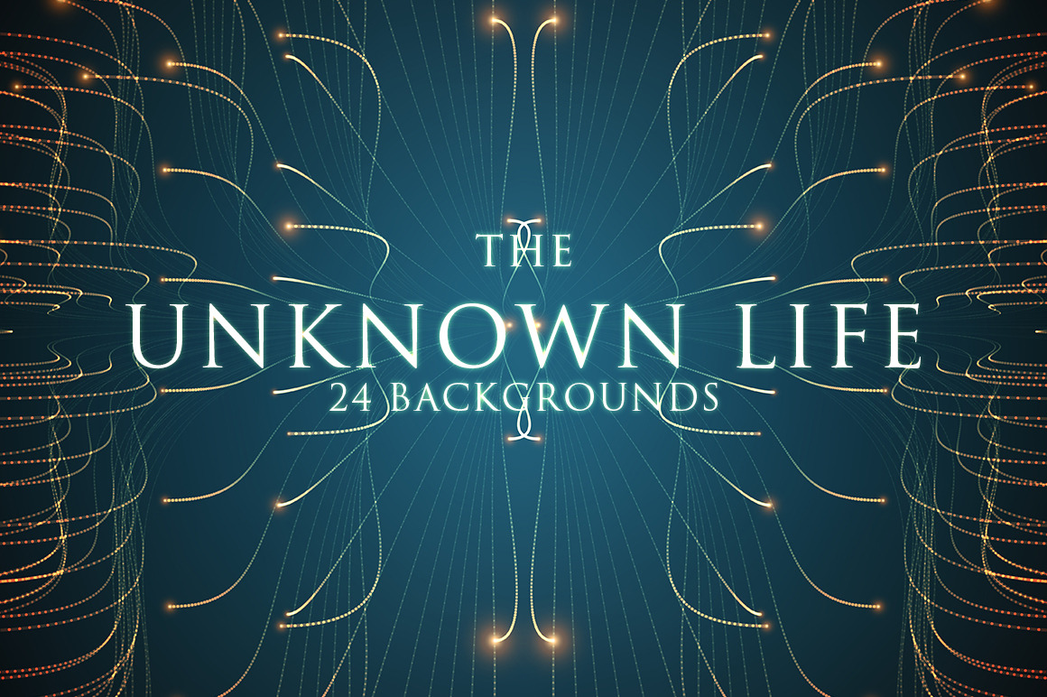 The Unknown Life. 24 Backgrounds., an Object Graphic by GarryKillian