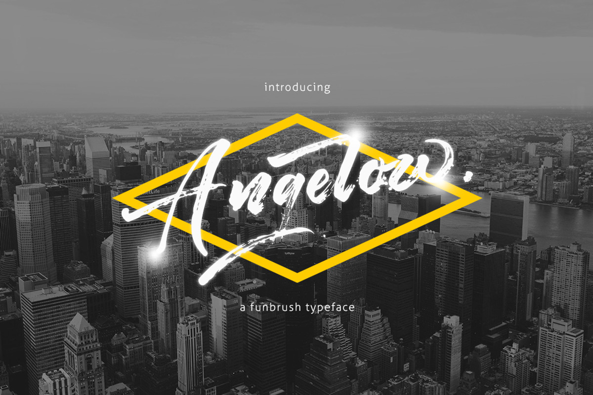 Angelow Typeface, a Font by Thirtypath Studio