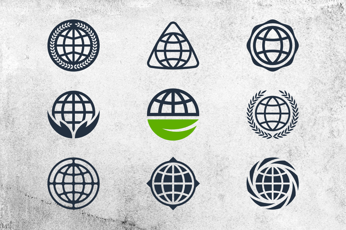Earth icons and logo elements, an Icon by pne-design