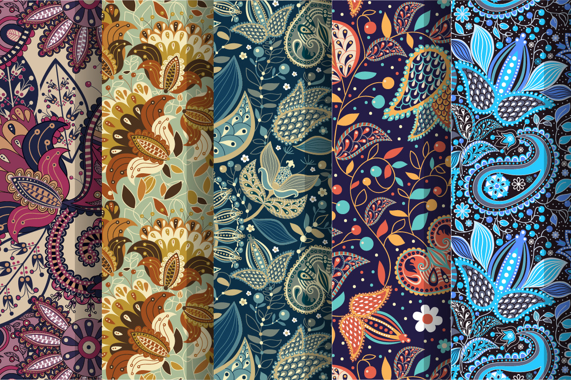 Set of ethnic patterns, a Pattern Graphic by Sunny_Lion