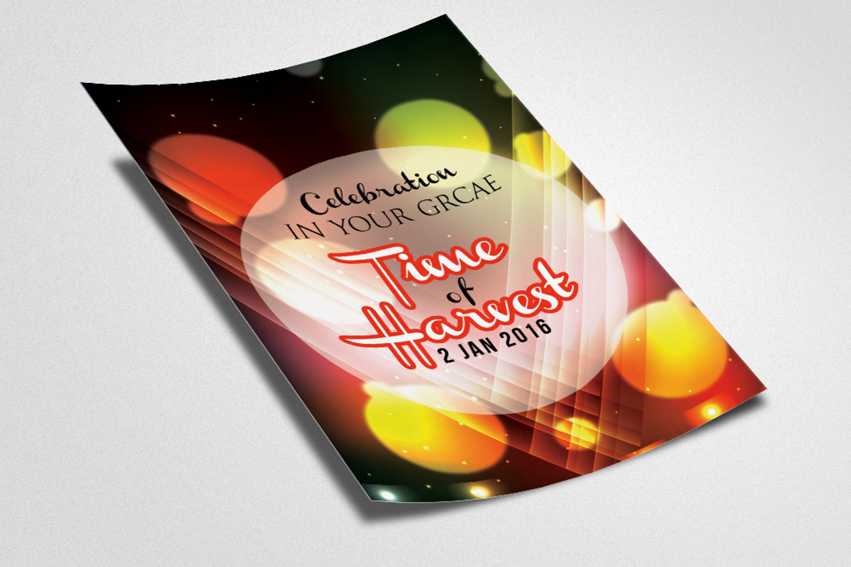 Harvest Time Flyer Template, a Flyer Template by Business Flyers