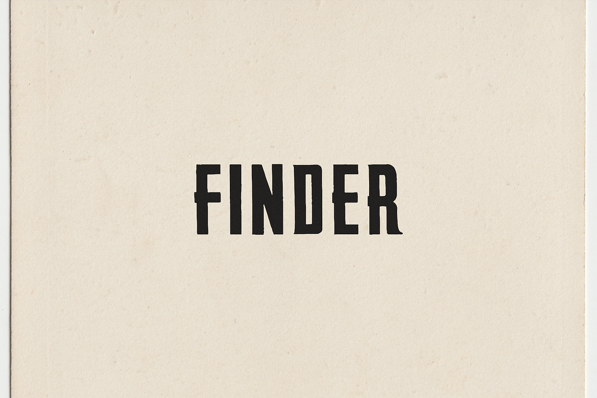 FINDER FONT