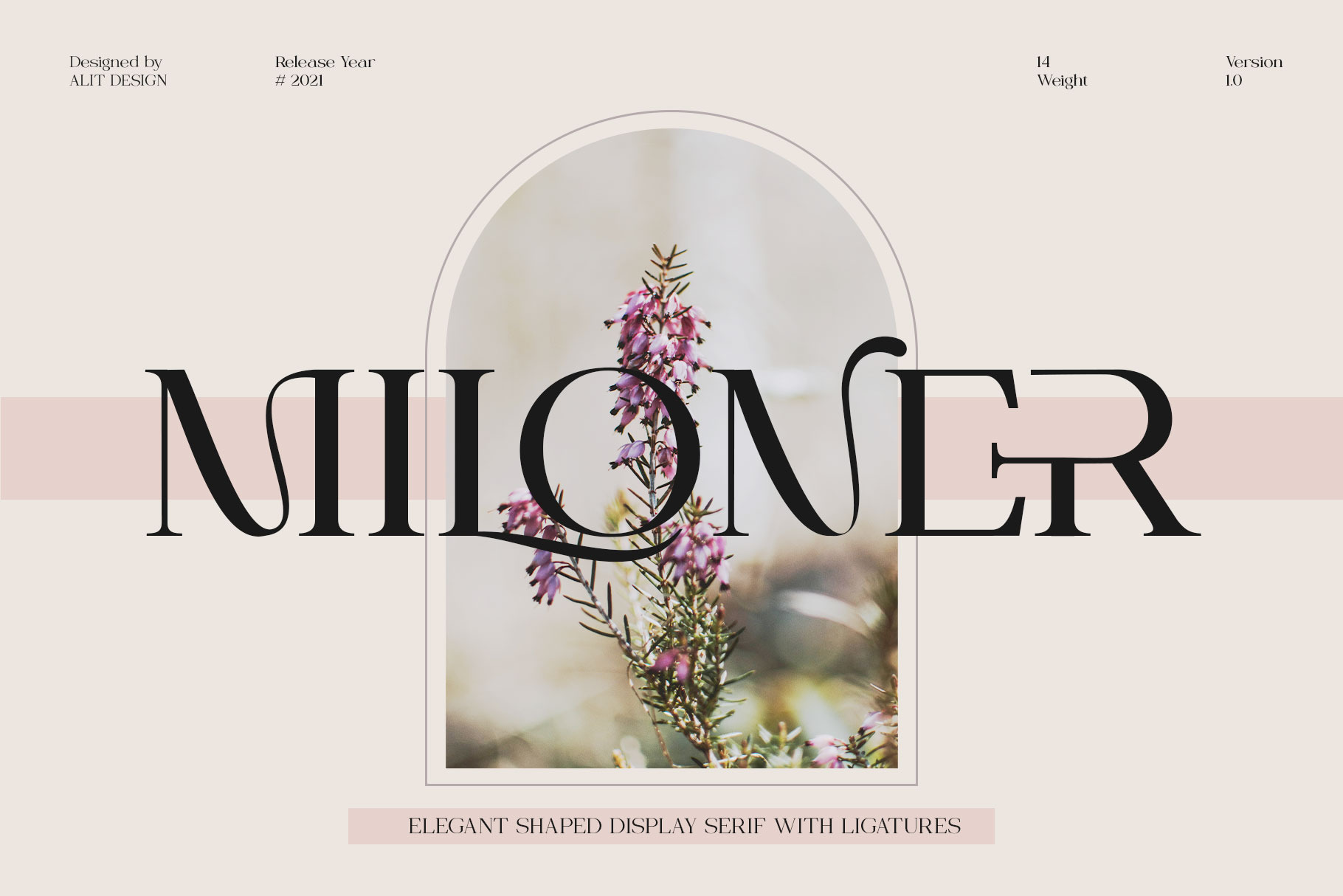 Miloner Typeface, a Serif Font by alit design | Creative Market