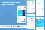 Cryptocurrency Exchange App UI Kit, an UI Kit Template by Betush