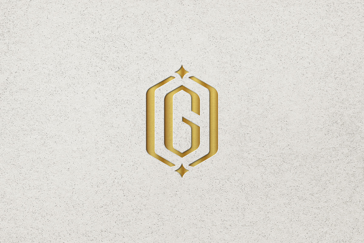 Luxury Initials GG with Star Logo