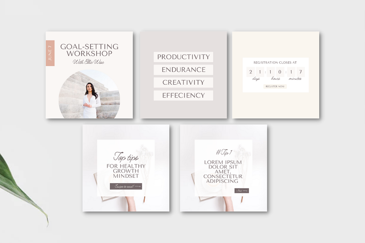 Life Coach Social Media Template