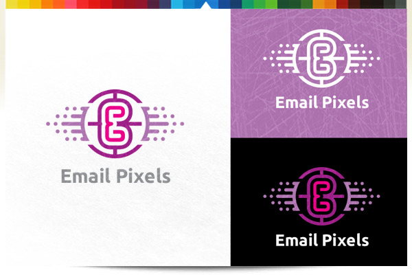 Email Pixels, a Branding & Logo Template by Acongraphic | Creative Market