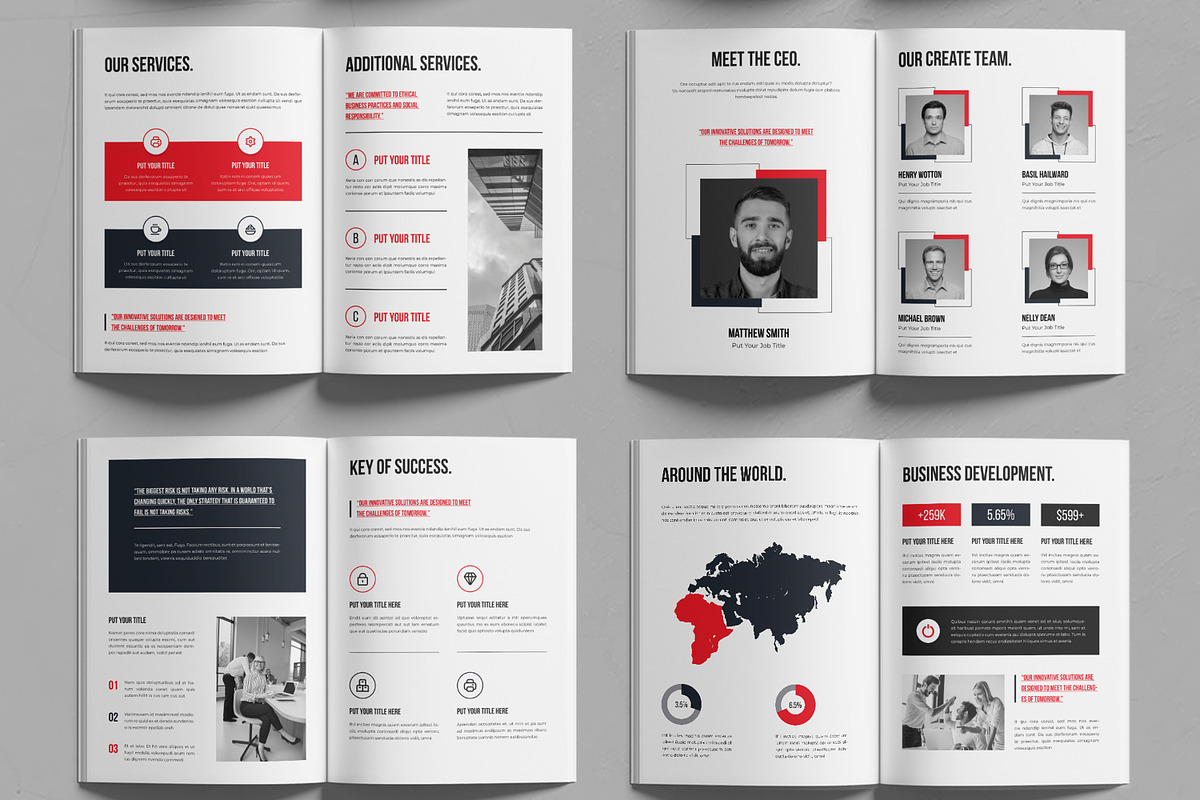 Company Profile Design Layout