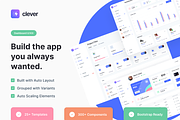 Clever – Figma Dashboard UI Kit, an UI Kit Template by Webpixels