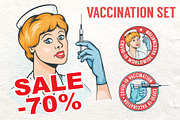 Vaccination Logos and illustrations | Creative Market