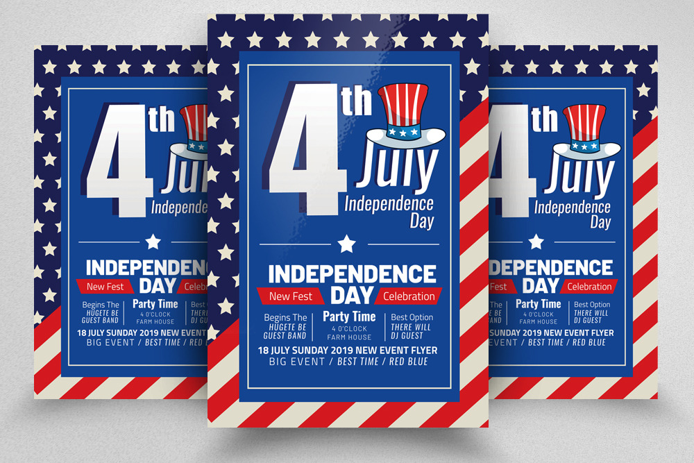 Independence Day Celebration Flyer, a Flyer Template by Business Flyers