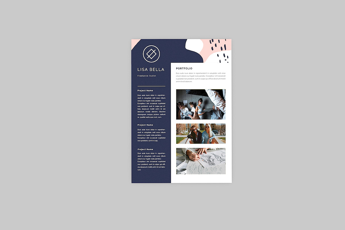 Lisa Freelance Resume Designer, a Resume Template by AQR Studio