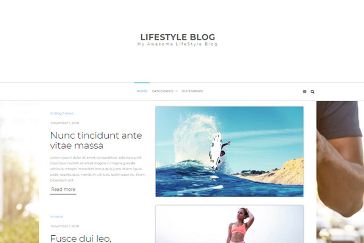 Futurio - FREE MultiPurpose WP theme, a WordPress Template by FreeWPThemes