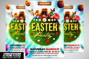 Easter Party Flyer Template, a Flyer Template by XtremeFlyers