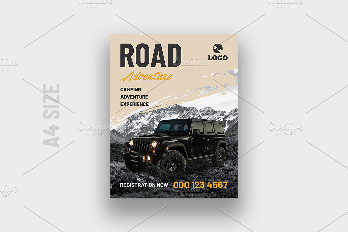 Off-road Flyer Template, a Flyer Template by Shahjahangdb1