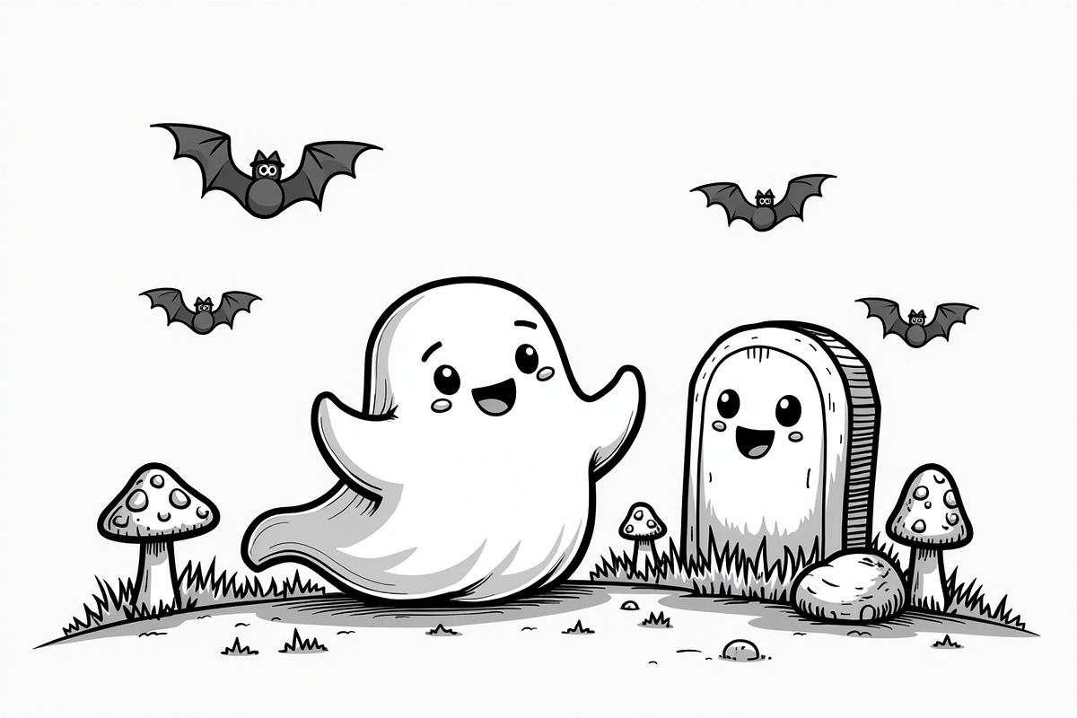 Halloween Coloring Book Bundle, an Illustration by Designs_River