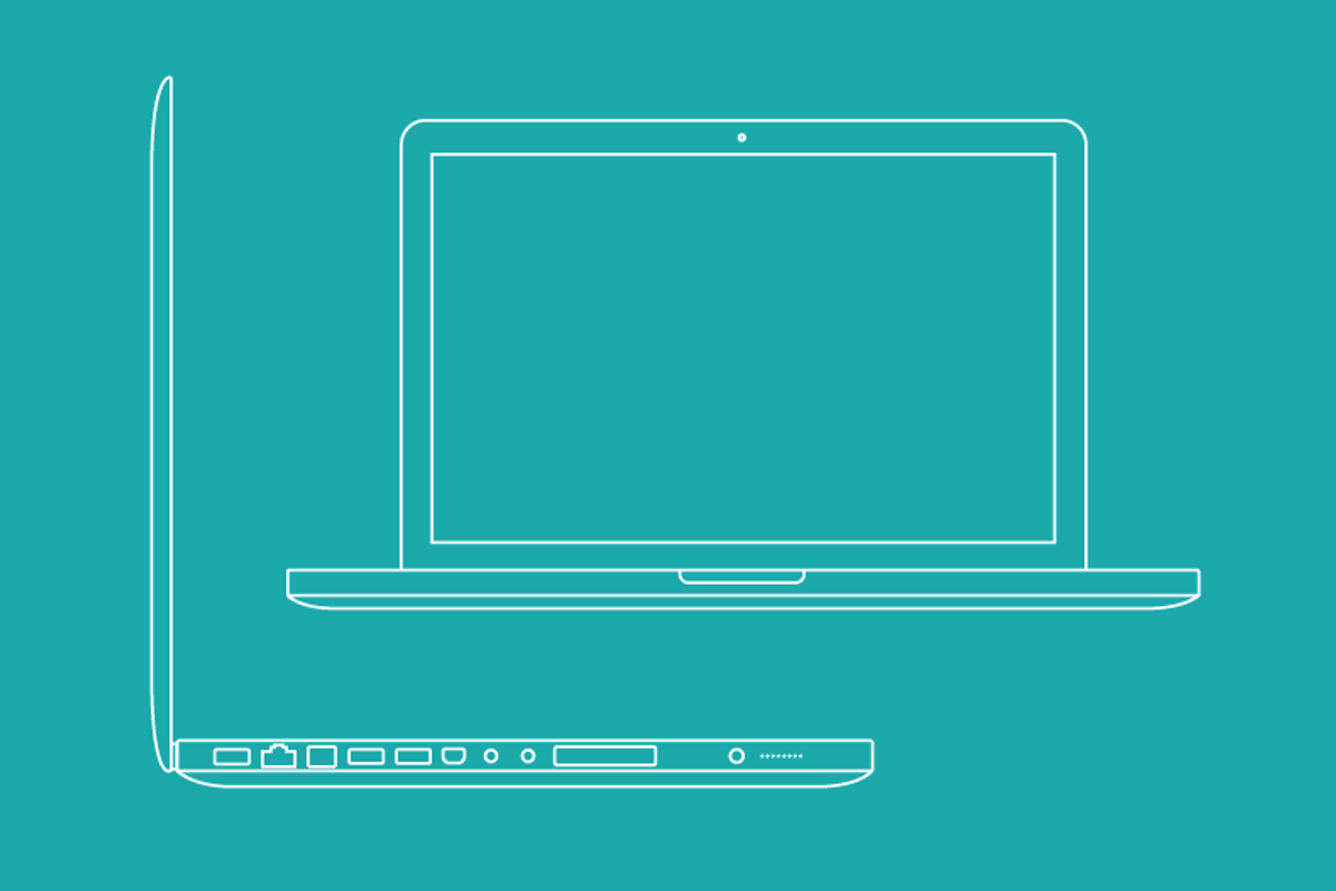 Apple Devices Vector Template, an Illustration by Tony Gines