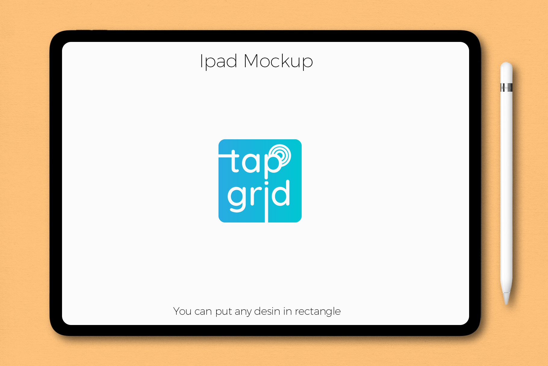 Apple Ipad Logo Mockup