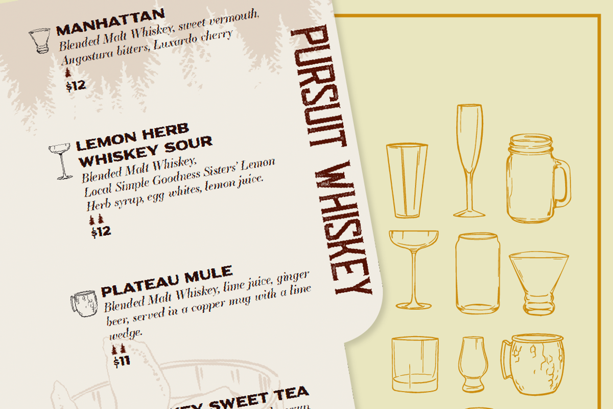 Vector Cocktail Illustrations, a Food Illustration by Instinct Design Co