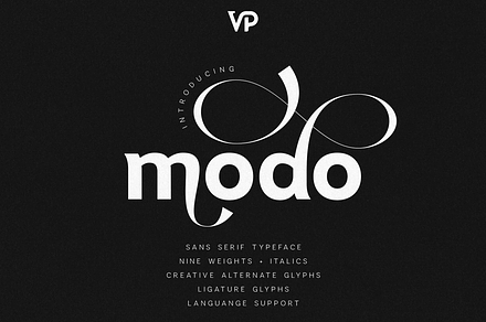 Comodo - Display Typeface, a Sans Serif Font by Webhance Studio