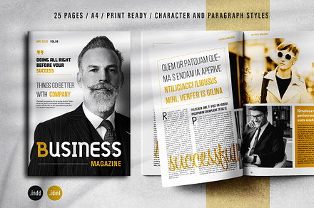 Movie Magazine Template | Magazine Templates ~ Creative Market