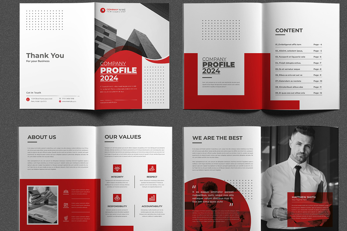 Company Profile 2024 Template