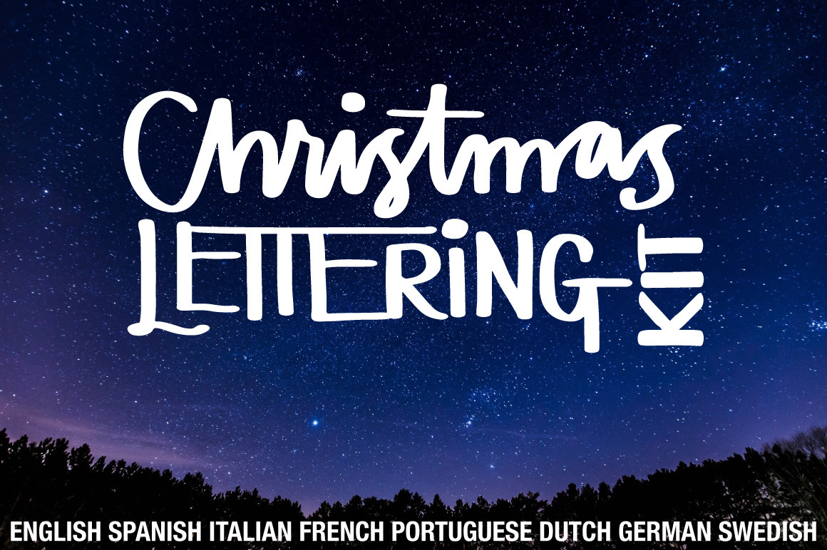 Christmas Lettering Kit, an Illustration by Marmalade Moon